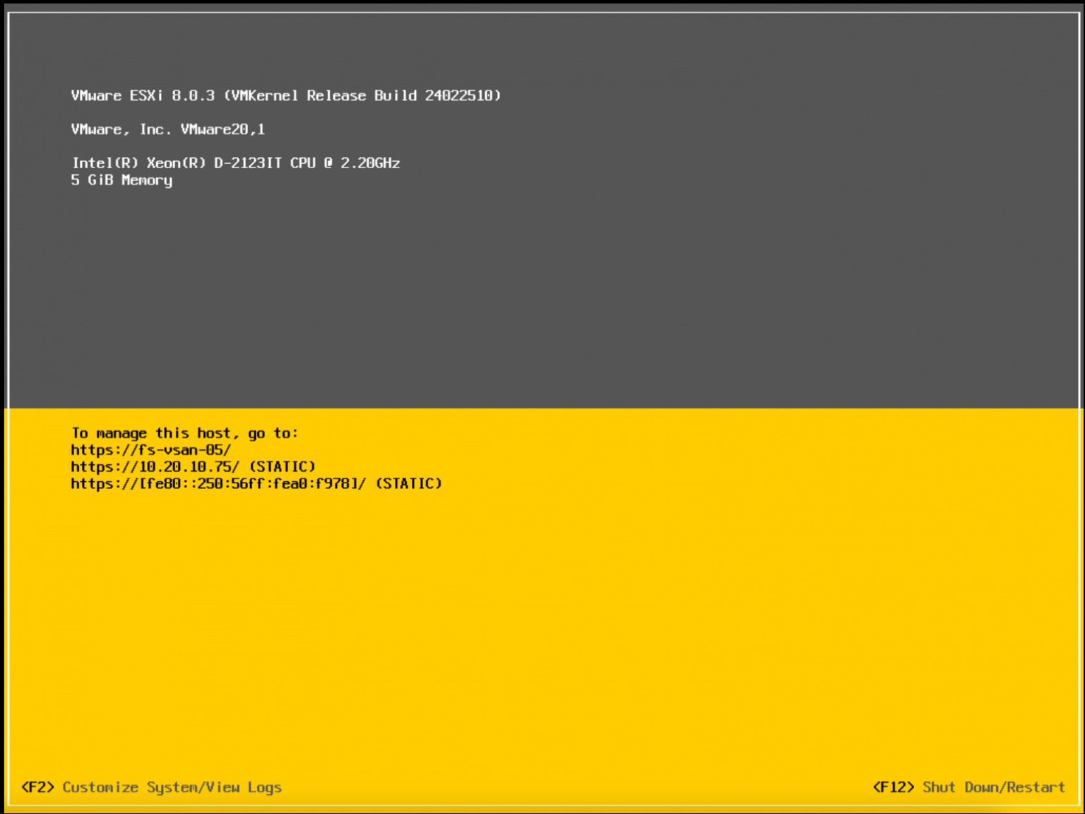 Give Your ESXi Host a Personal Touch with a Custom Welcome Message ...