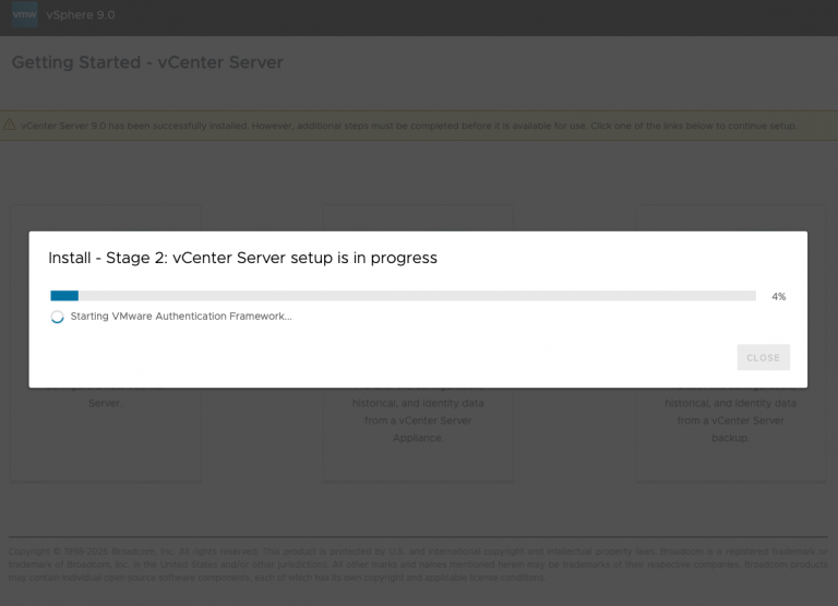 Step by Step vCenter Server 9.0 Installation with Screenshots ...
