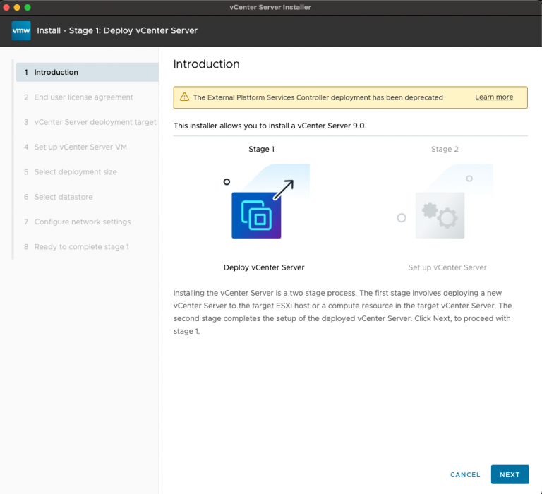 Step by Step vCenter Server 9.0 Installation with Screenshots ...